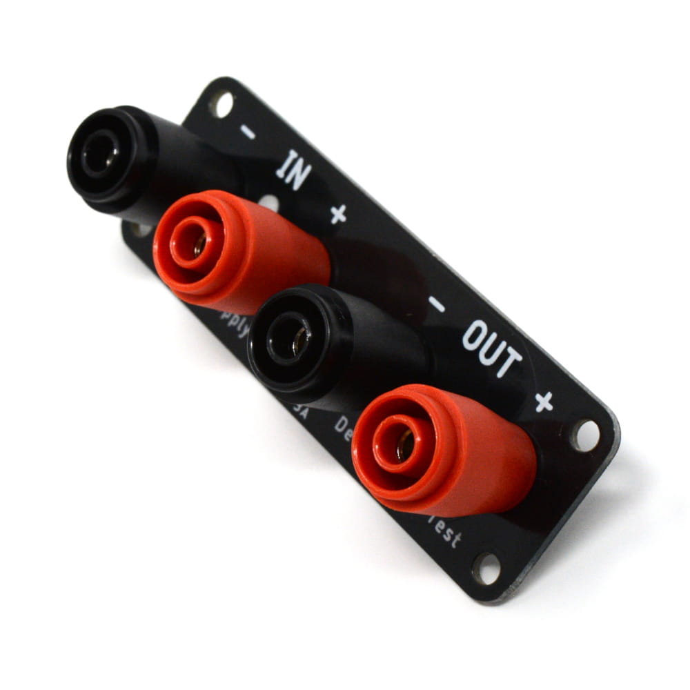 JS110 Banana Jack Front Panel | Joulescope Store